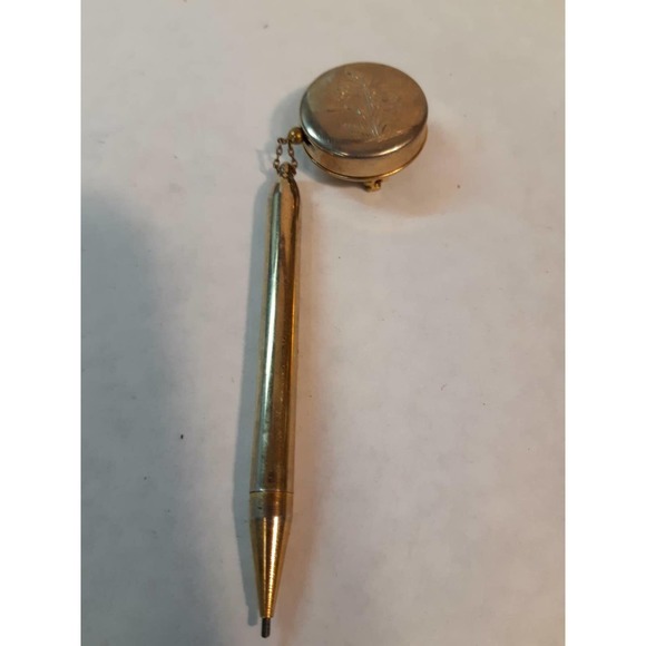 Unbranded | Jewelry | Vintage 5s 60s Retractable Pencil Pin Brooch ...